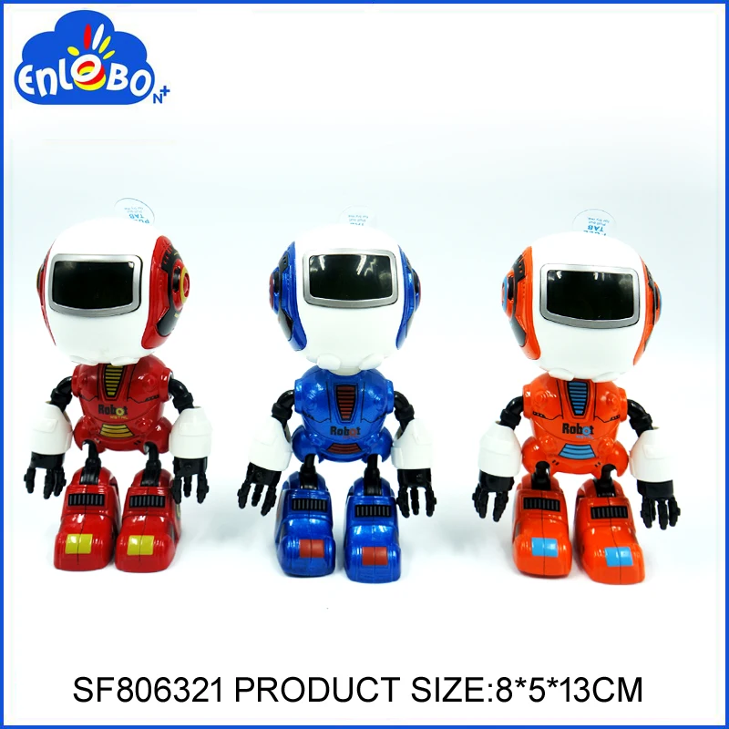 Newest Intelligent Mini Battery Operated Metal Robot Model Toy With ...