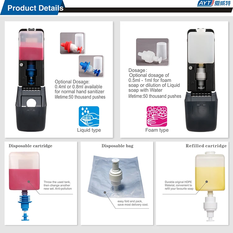 Capacity 1000ml Manual Hand Soap Dispenser - Buy Manual Soap Dispenser ...