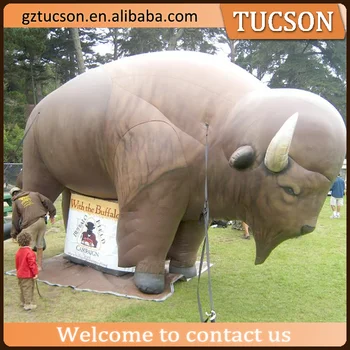 Giant Custom Promotional Inflatable Buffalo For Sale - Buy Giant Custom ...