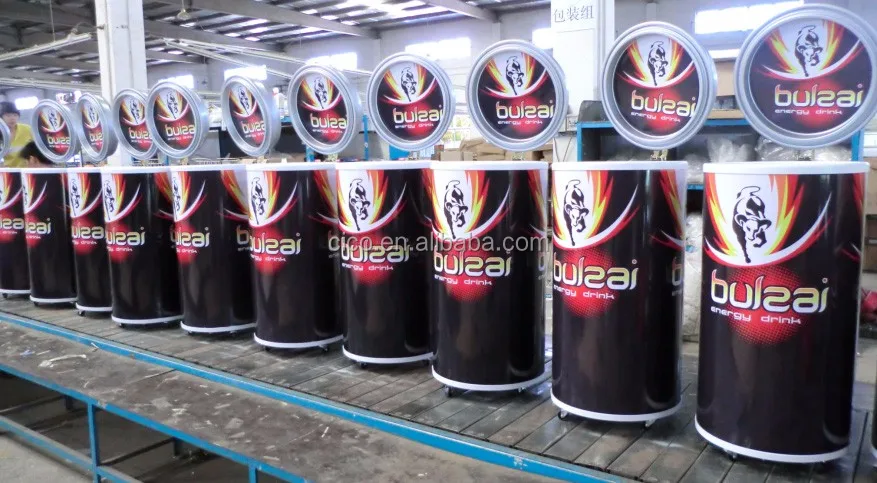 50L Promotional Round Barrel Cooler - Perfect for Supermarkets