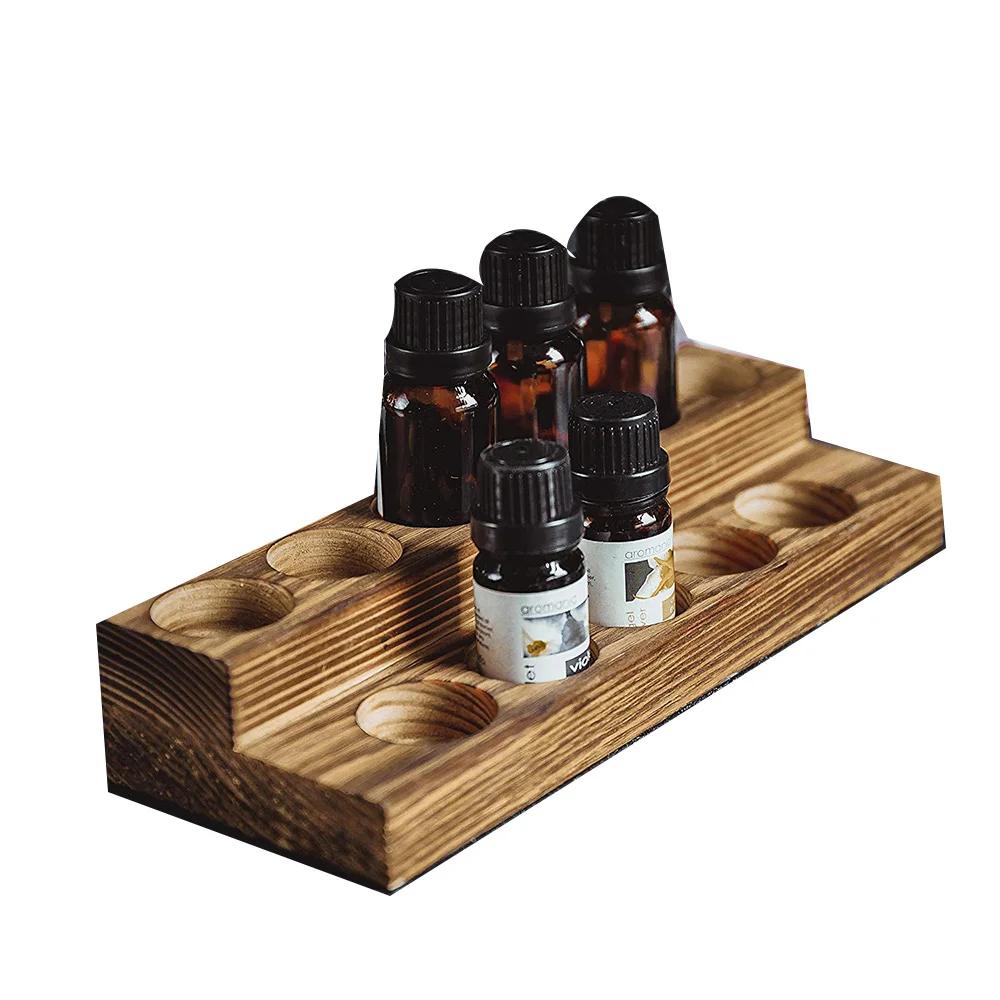 2-tier Essential Oil Wooden Display Stand Essential Oil Display Stands ...
