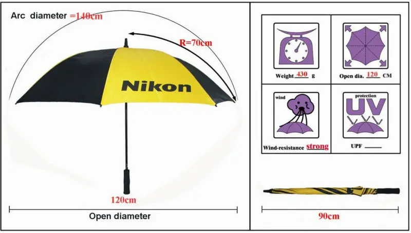 Nikon Gift Umbrella - Buy Gift Umbrella,Nikon Gift Umbrella,Yellow And ...