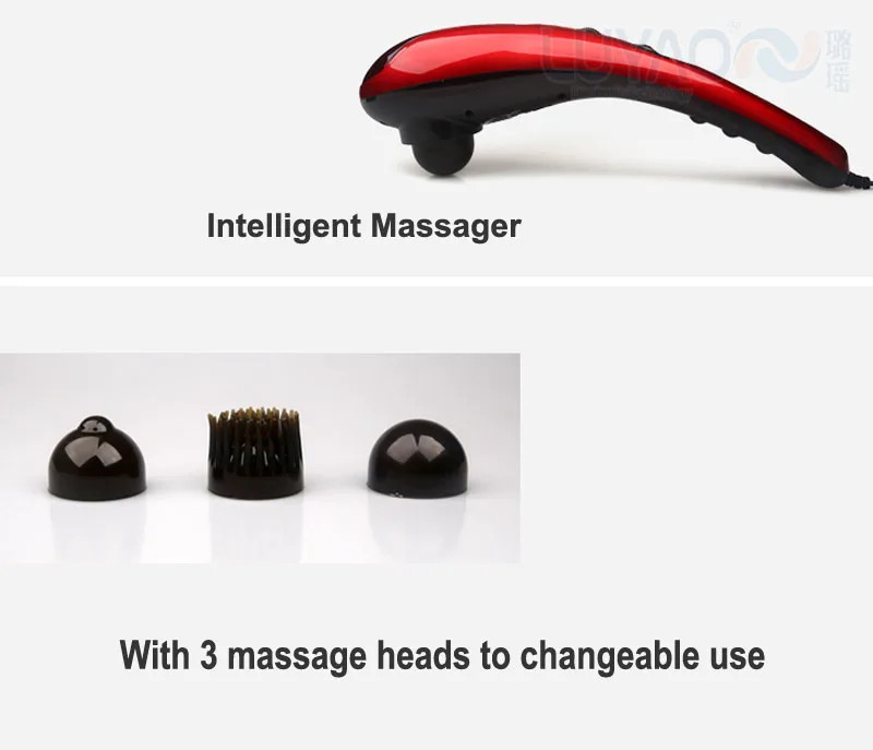 Factory Price Handheld Infrared Percussion Body Massager Vibrator Electric Hand Held Vibration ...