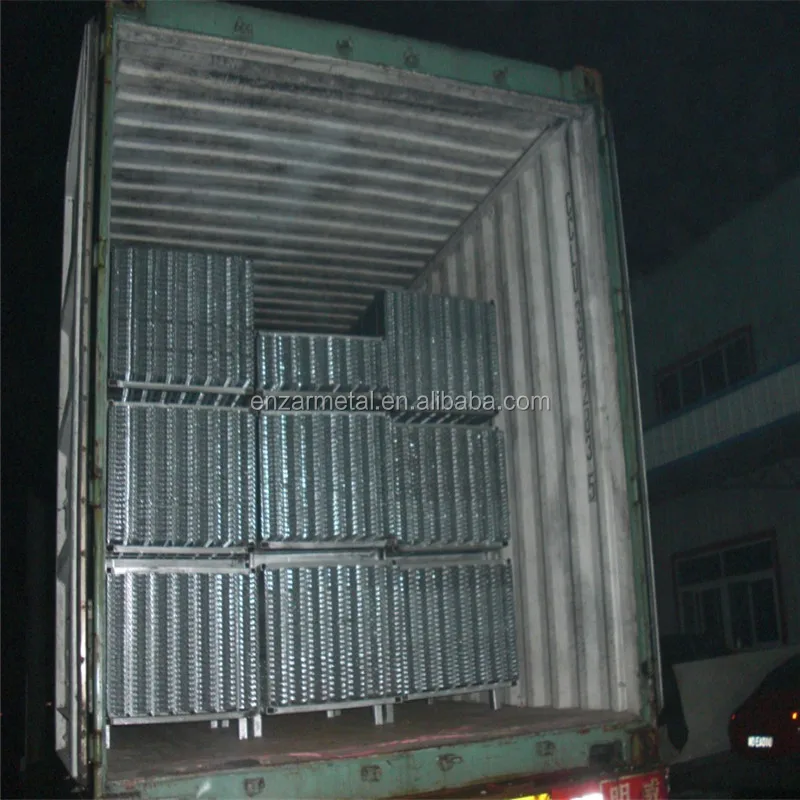 0.3mm Thickness 610x2400mm Metal Galvanized Plate Expanded High Rib ...