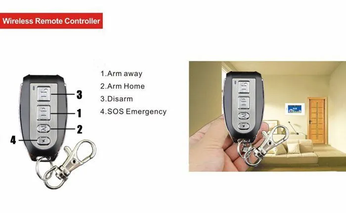 Home Automation Intruder Gsm Pstn Alarm System Low Battery Alert Alarm Wireless With 8 Wired