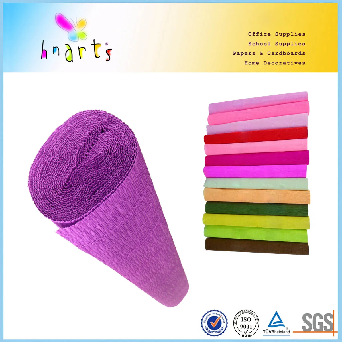 Wholesale Art Wrapping Flower Crepe Paper - Buy Packing Crepe Paper ...