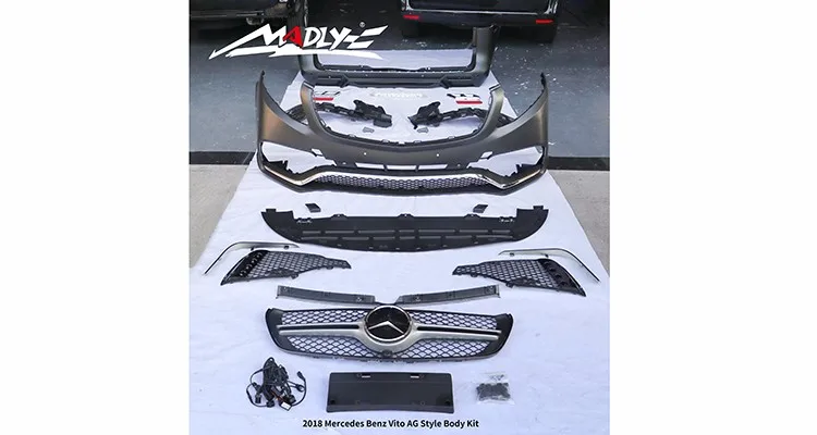 Ag Style Body Kit For 2018 Mercedes Benz Vito Car Body Kits - Buy Body ...
