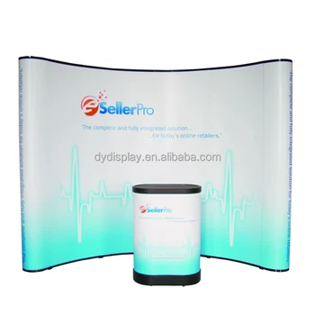 Curve Aluminum Display Pop Up Photo Booth Pop Up Backdrop Stand - Buy ...