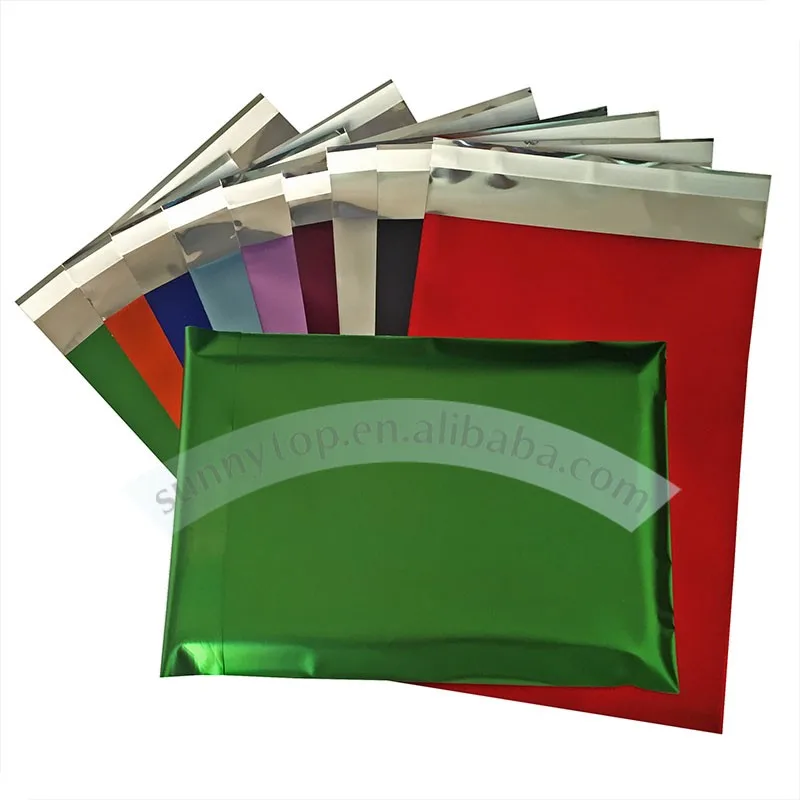 Matte And Gloss Colored Foil Poly Mailer 9x12 Wholesale Resealable Poly ...