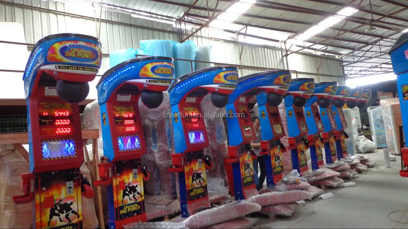 Dragon Punch Electronic Coin Operated Machine Boxing Arcade Machine