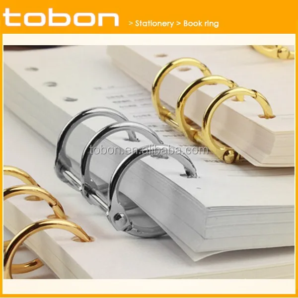 School Card Ring 20mm To 80mm Different Size Nickel Book Ring Book ...