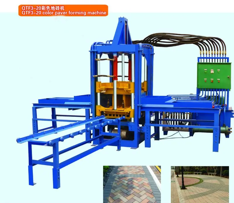 QT3-20 Color Paver Block Machine - Efficient & Durable
