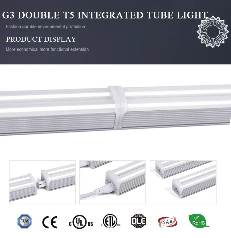 Qualities Product Led Double T5 40w Integrated Strip Light Tube - Buy ...