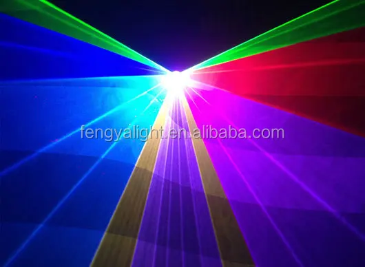 2w Rgb Full Color Animation Laser Party Light Laser Lighting Night Club ...