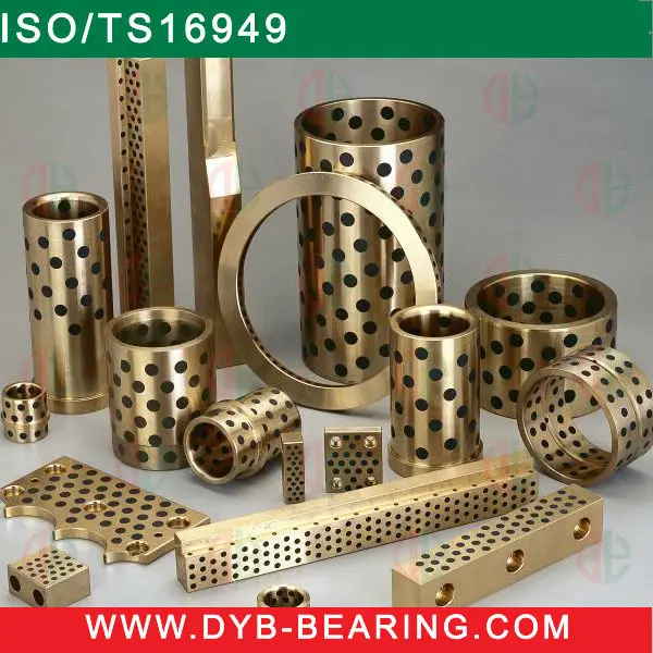 Oilless Cast Iron Carbon Graphite Cylindrical Bushing - Buy Self ...