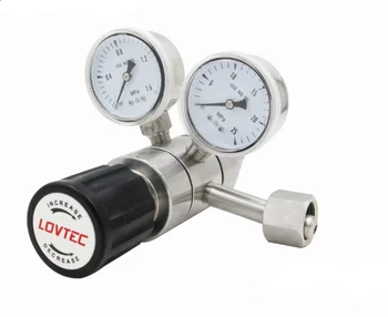Stainless Steel Dual Stage Gas Regulator Co2 Regulator Oxygen Regulator ...