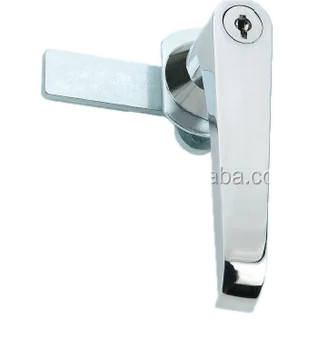 Ms314-3 Cabinet Door L Shaped Handle Silver Tone Metal Key Locks - Buy ...