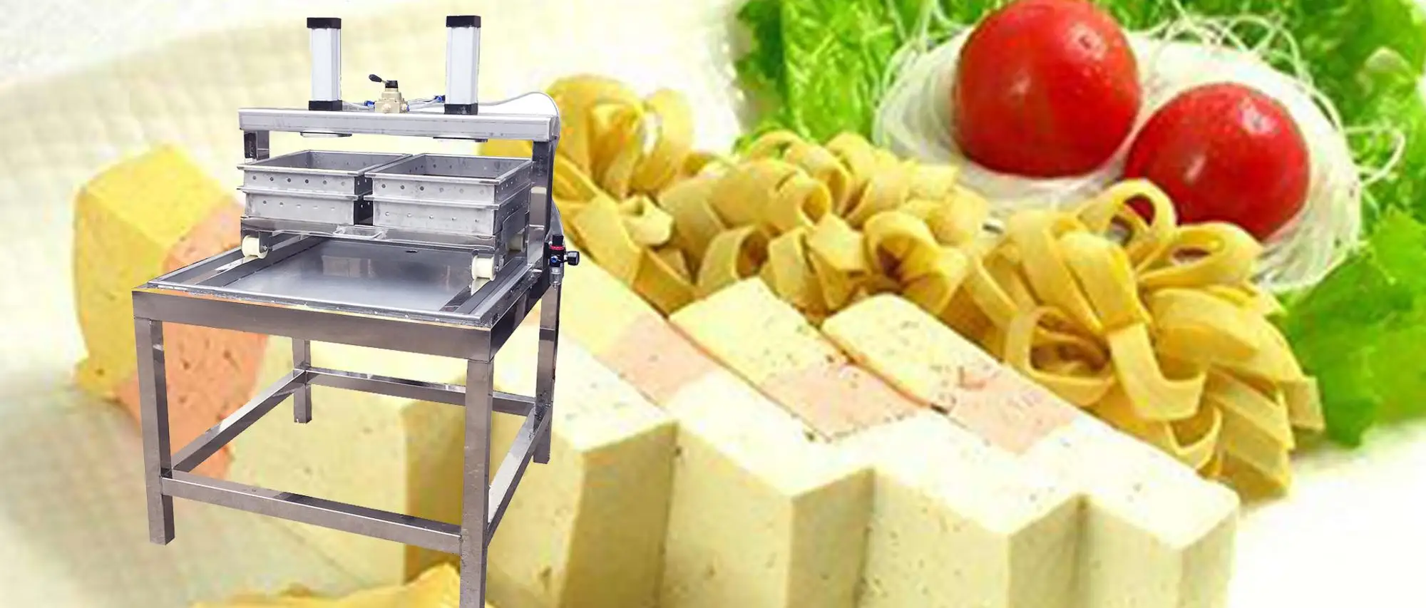 Two Pressure Heads Stainless Steel Ce Approved High Efficiency Tofu ...
