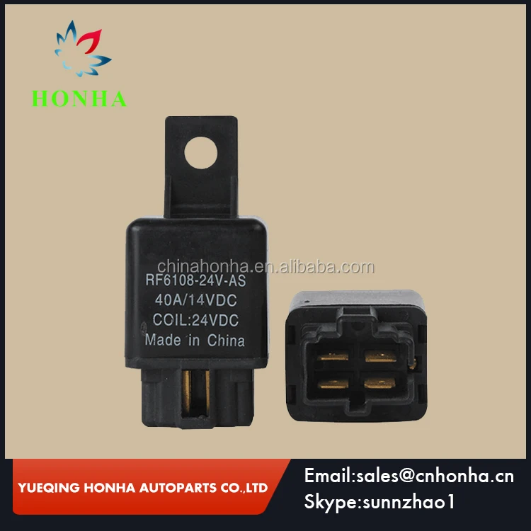 4 Pin 24V 40A Air Conditioning Car Accessory Power Relay