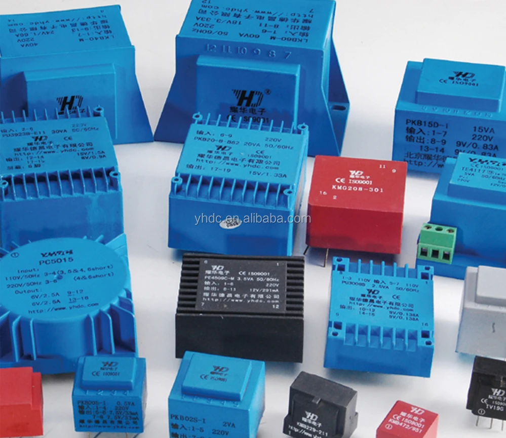 230v To 12v Pcb Mount Encapsulated Ac Transformer - Buy 230v To 12v Pcb ...