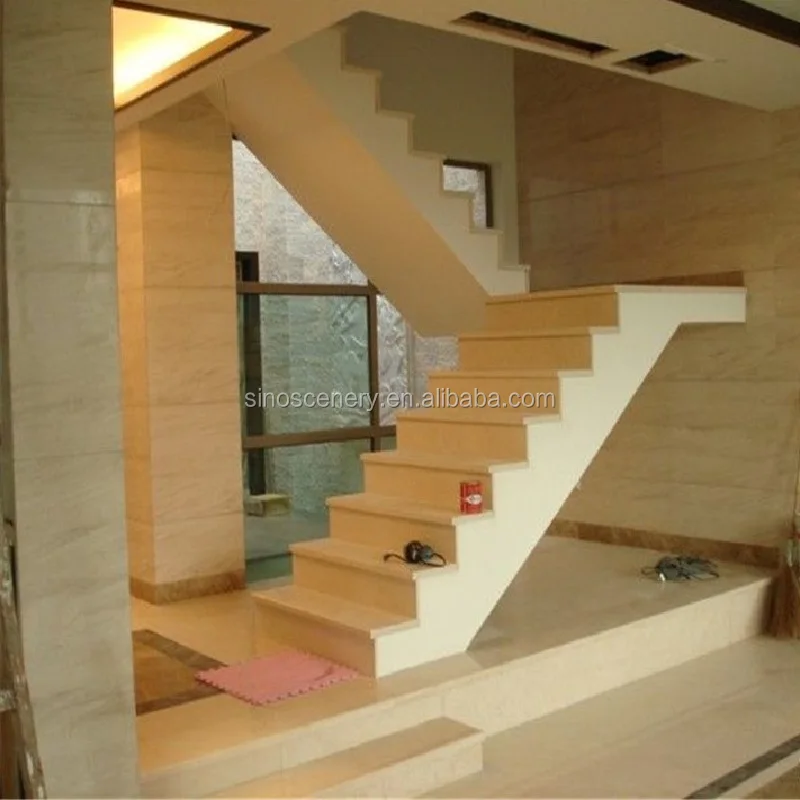 Interior Stone Stair Treads Price For Beige Marble Slabs - Buy Interior ...