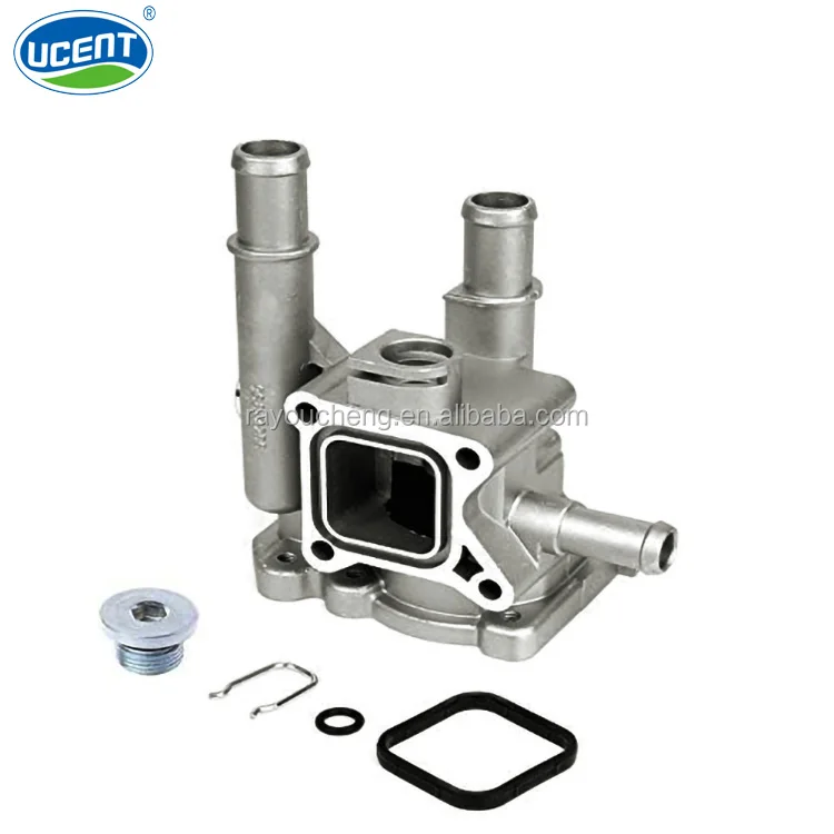 Car Engine Thermostat Aluminum Housing Thermostat Housing Assembly For ...