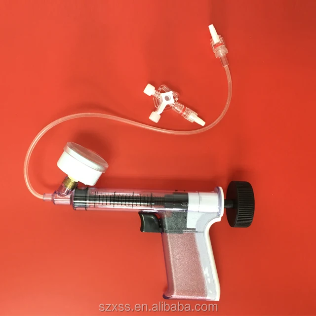 Medical Balloon Inflation Device 20ml Gun Inflator - Buy Inflation ...