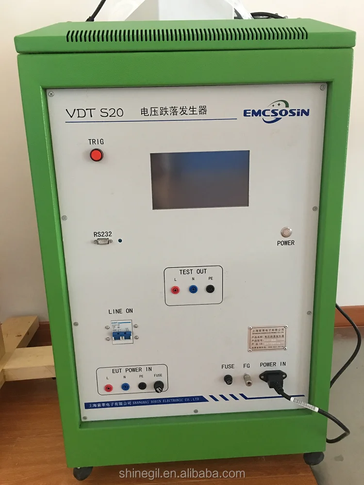 Voltage Sag Generator Iec 61000411 Emc Test Equipment