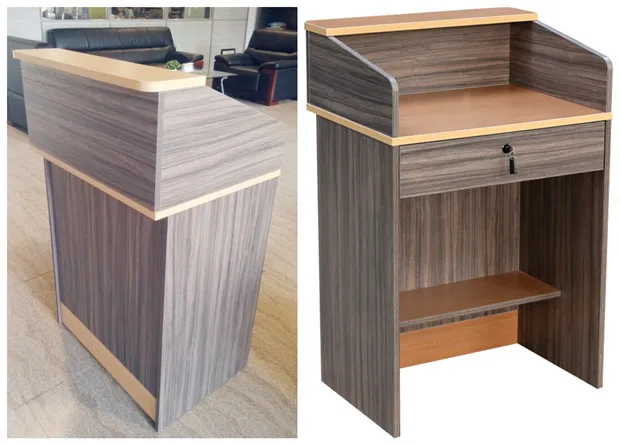 Durable Safty Small Wooden Checkout Counter For Stores - Buy Checkout ...