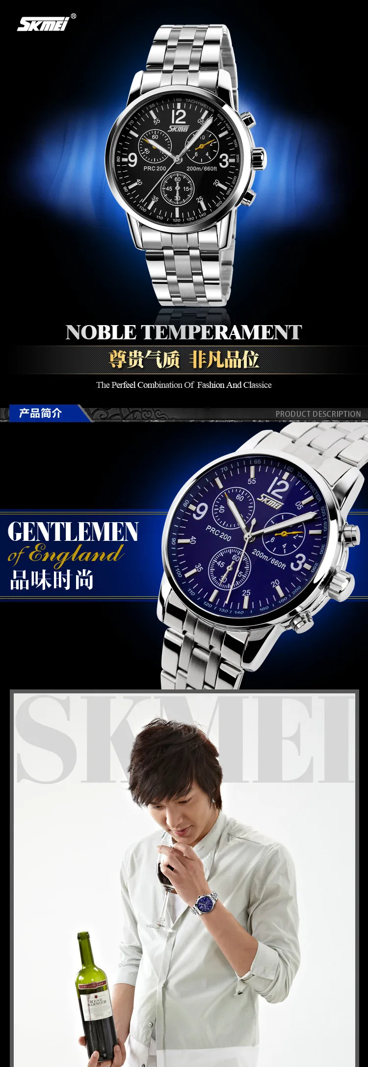Japan Movt Quartz Watch Sr626sw Men Watches Stainless Steel And Genuine ...