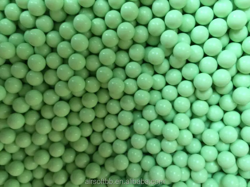 6 mm airsoft bb balas bola de plástico 0.20 G nova cor verde para ASG ...