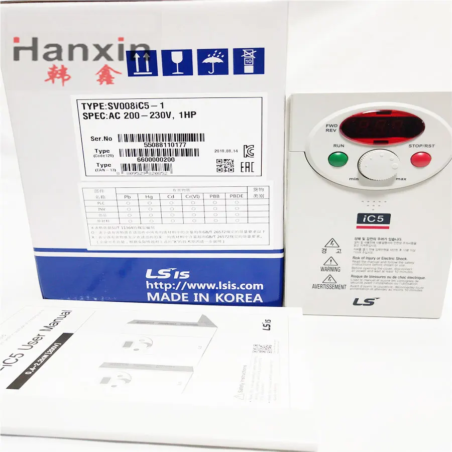 Korea Ls Low Voltage Inverter Sv008ic5-1 - Buy Korea Ls Inverter,Inverter,Inverter 0.75kw ...