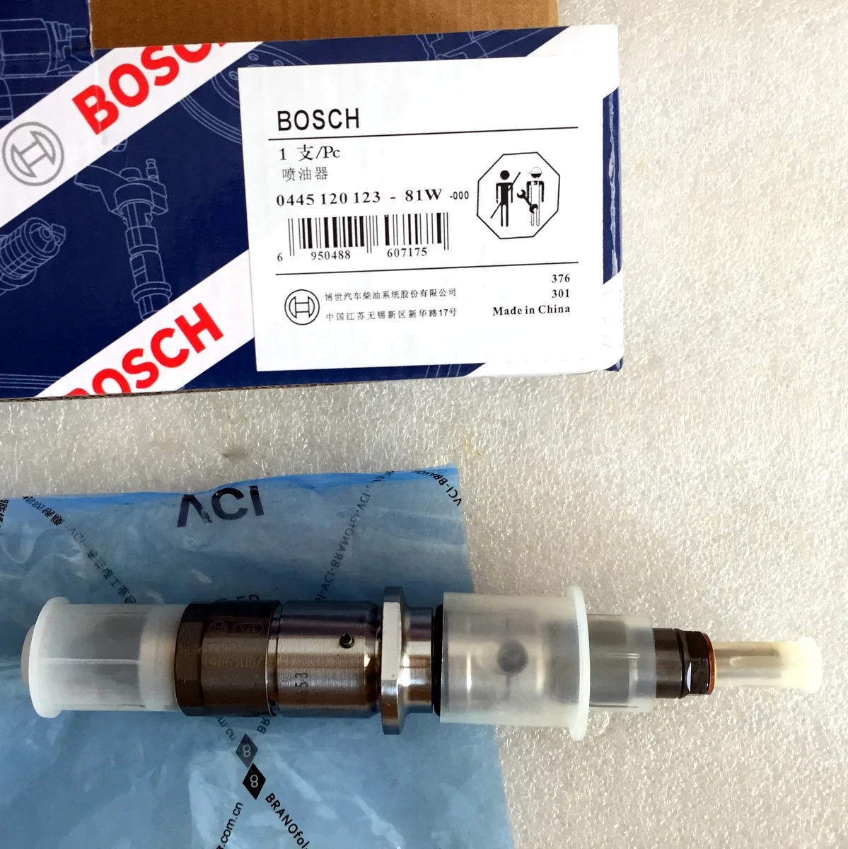 Genuino Partes Cumminsinjector 0445120123 Para Isde4 Isde6 Isl Del ...