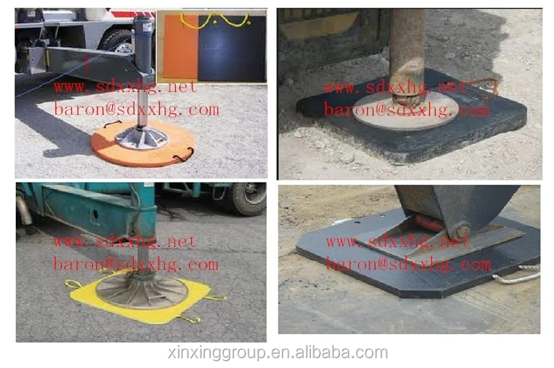 Mobile Truck Crane Foot Support Pad In Virgin Uhmwpe Material,Crane ...