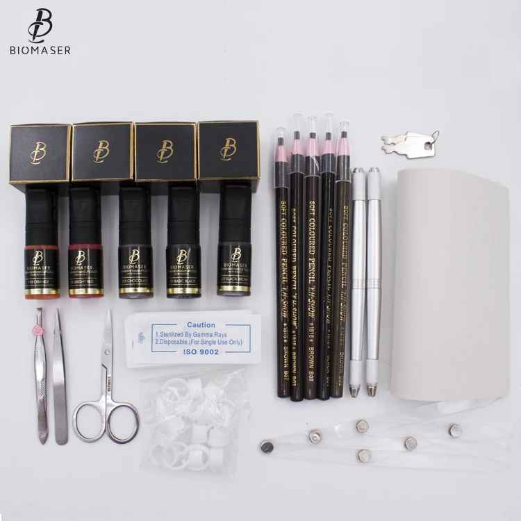 Biomaser Manual Semi Permanent Makeup Microblading Kit With Pigment ...