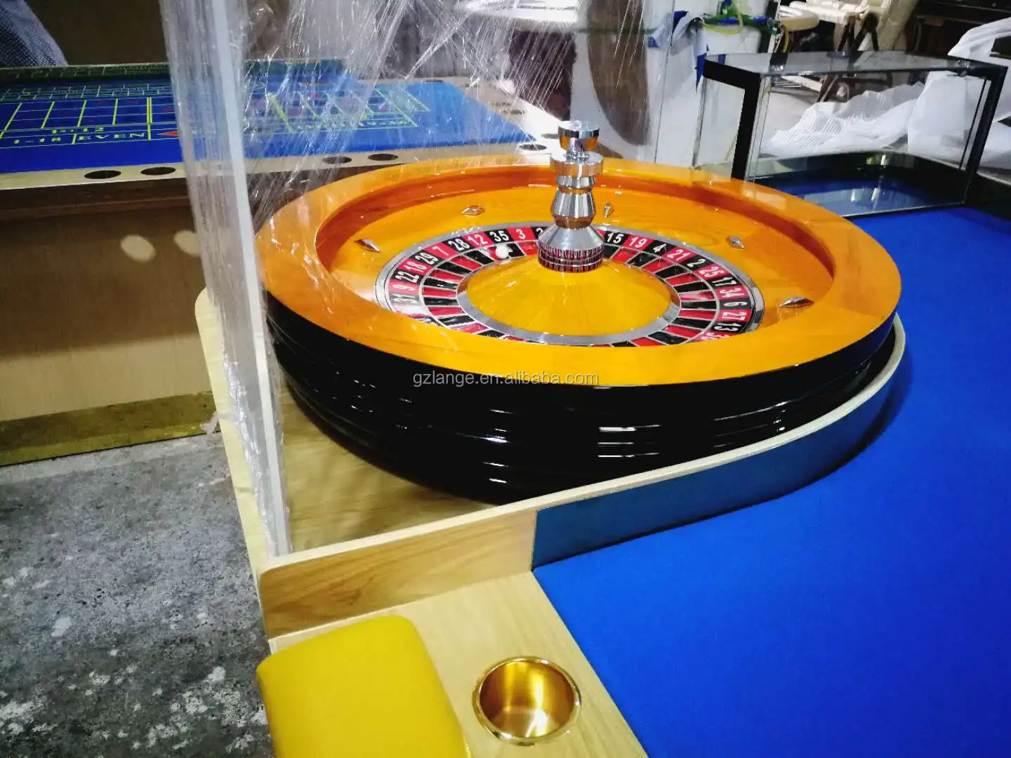 Golden Color High Quality Professional 32'' Roulette Wheel
