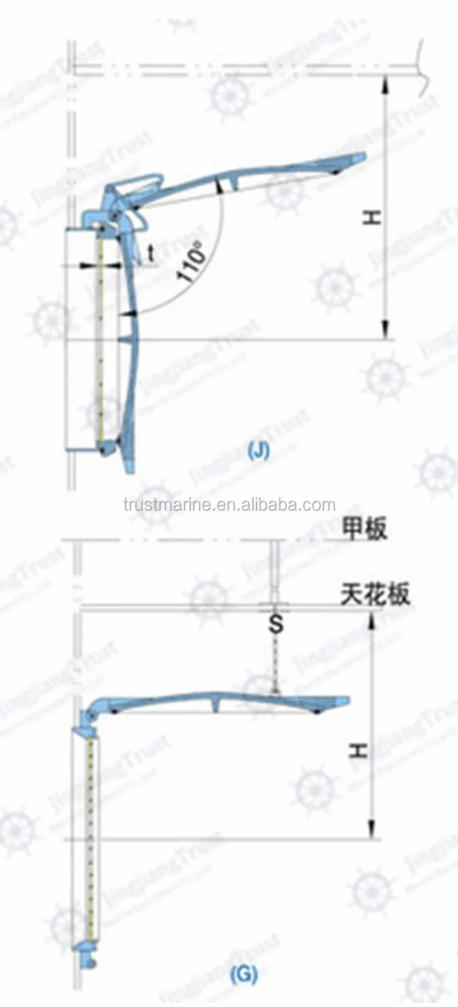 Marine Fixed Bolted Side Scuttle With Deadlight For Ship - Buy Boat ...