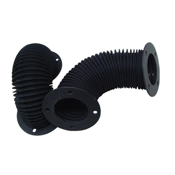 Custom Compression Molded Accordion Bellow Flexible Corrugated Silicone ...