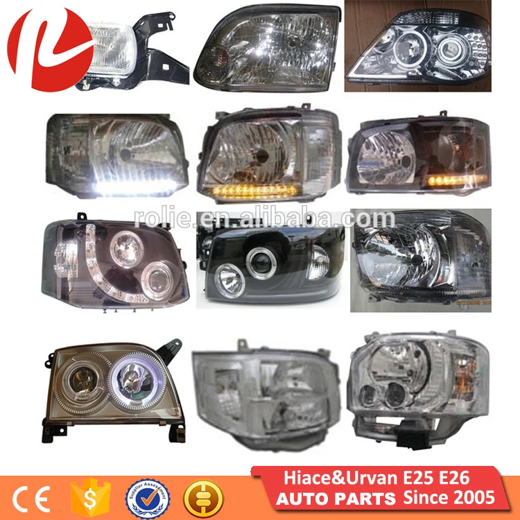 Car Spare Auto Parts Hiace Mini Bus Van LED HID Projector Headlight