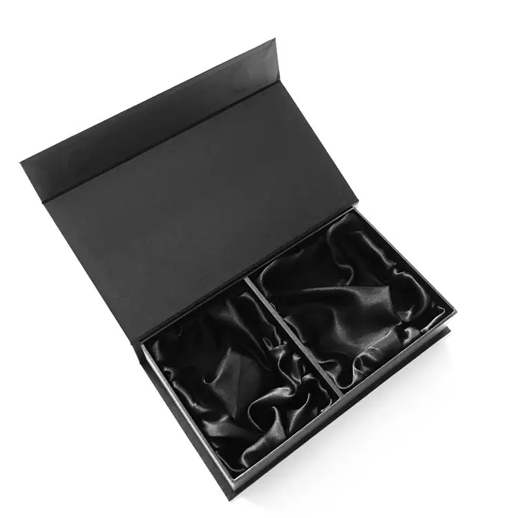 Eco Friendly Black Satin Lined Gift Jewelry Packaging Box - Buy Cajas ...