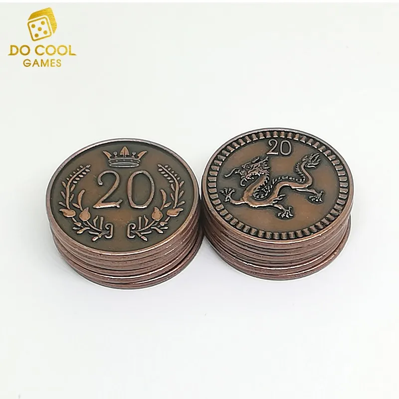 Promotional Metal Custom Dollar Metal Token For Board Game - Buy Metal ...