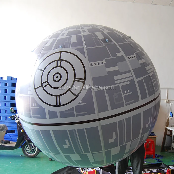 Customized Pvc Helium Death Star Balloon For Exhibition For Event ...