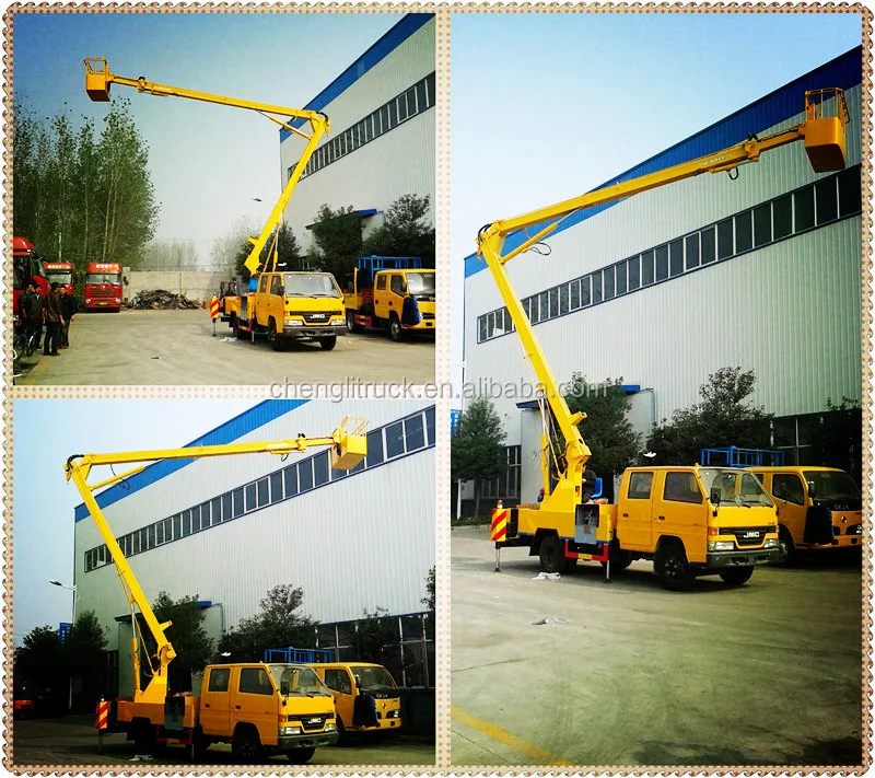14m-20m High Lifting Platform Truck 16m 18m 20m Hydraulic High Altitude ...