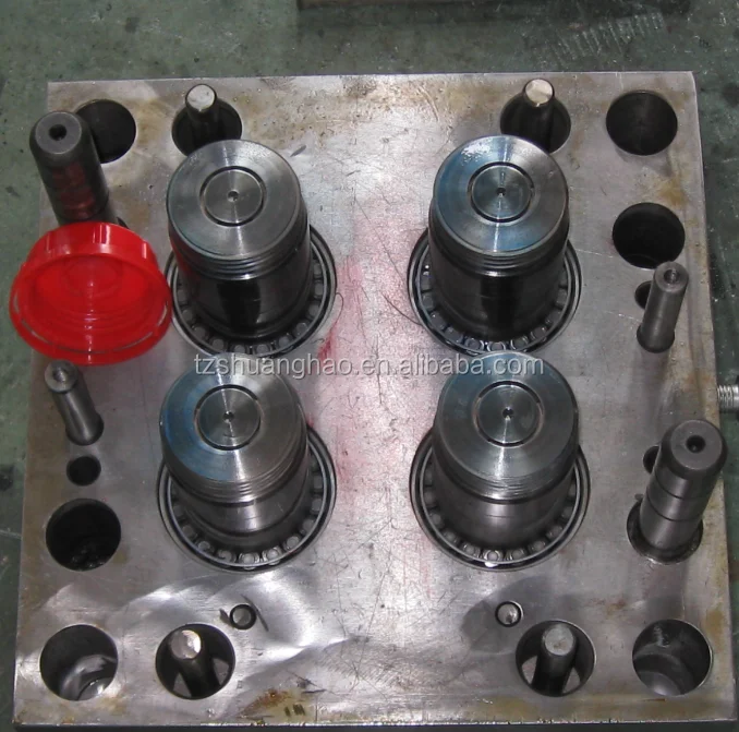 Different Kinds Of Plastic Oil Unscrewing Cap Mold With Motor For ...