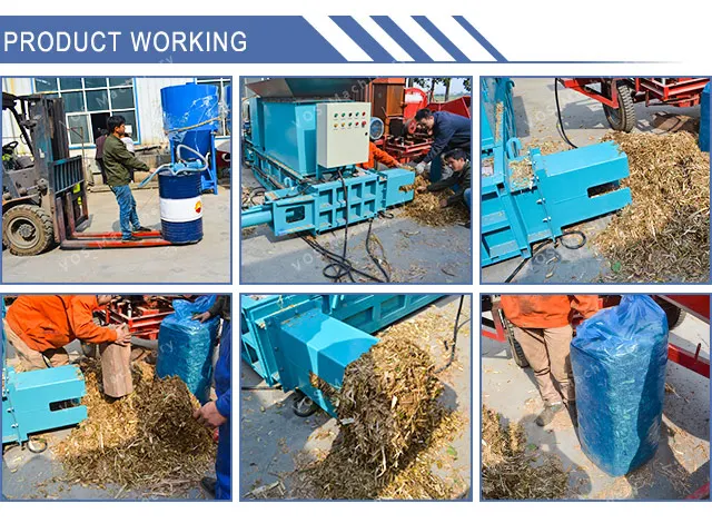 Hydraulic Press Corn Silage Packing Machine/ Horizontal Square Hay ...