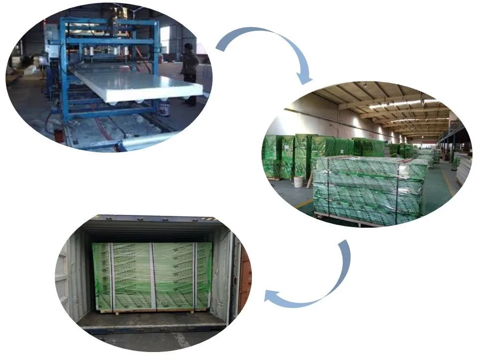 Marine Cabin Lining Panel A60 DNV ABS Rock Wool Steel Sandwich Panel