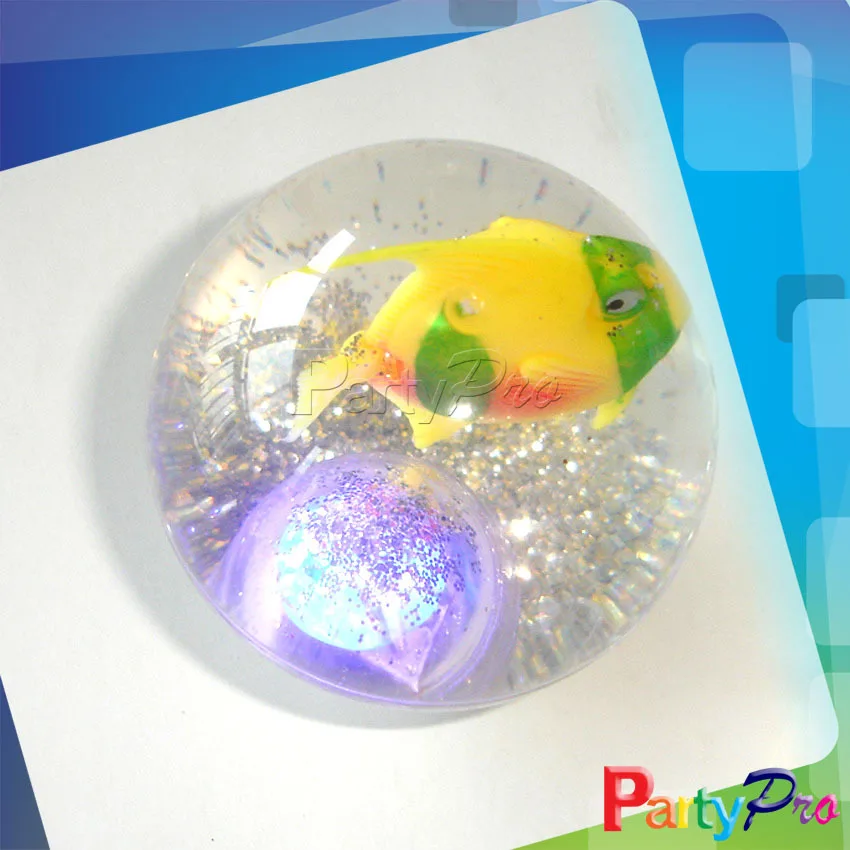 2014 Hot Sale Round Crystal Ball Hi Bounce Rubber Toy Water Filled ...