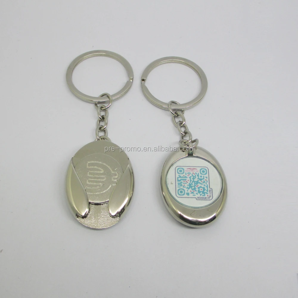 Wholesale Custom Metal Blank Shopping Cart Coin Keychain Trolley Coin ...