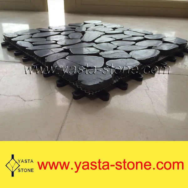 Cheap Pebble Mosaic Natural Stone Pebble Floor Tiles - Buy Pebble Floor ...