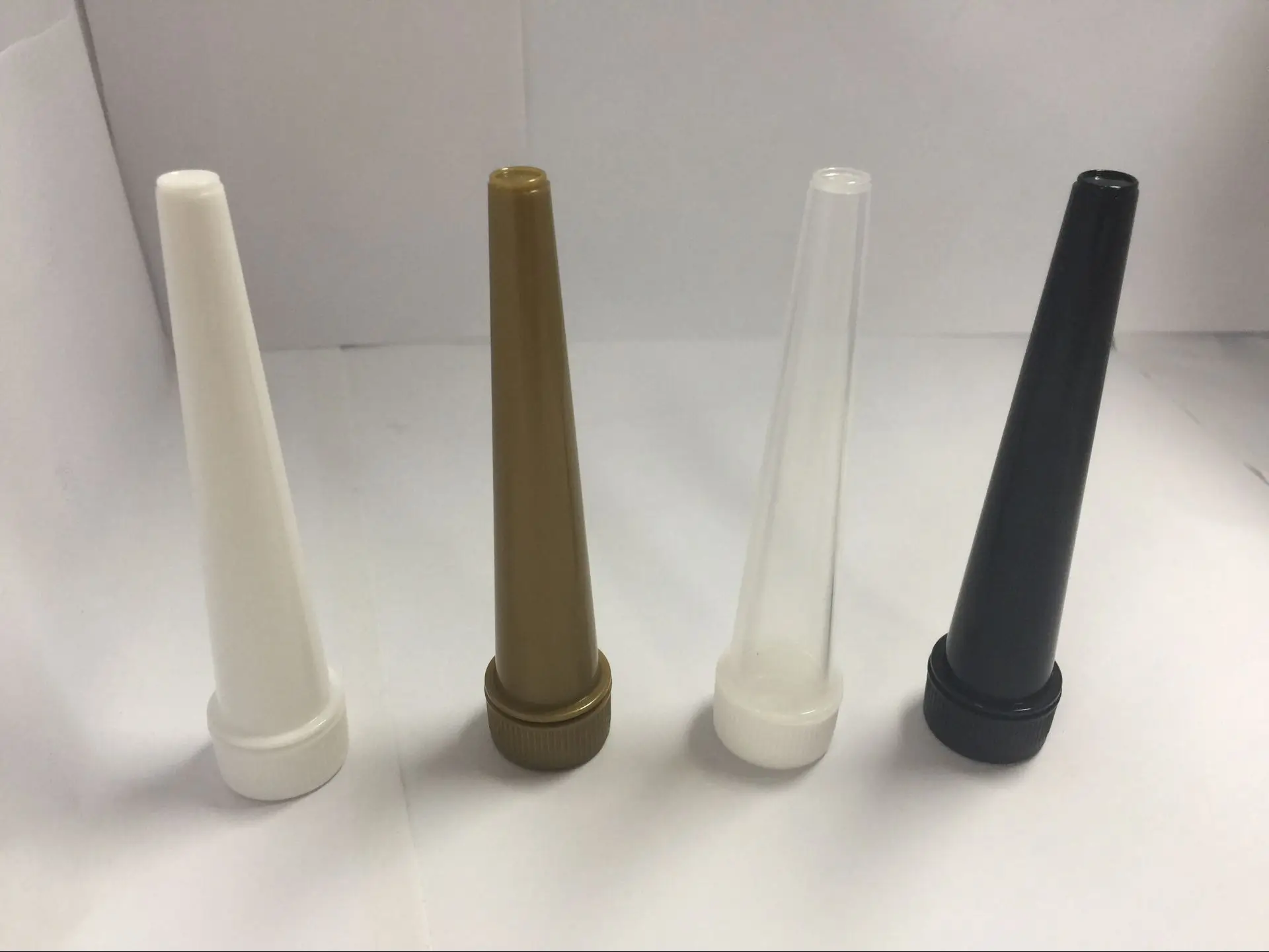 Plastic 120mm 98mm Colorful Hinged Lid Vials Plastic Joint Tube,Blunt ...